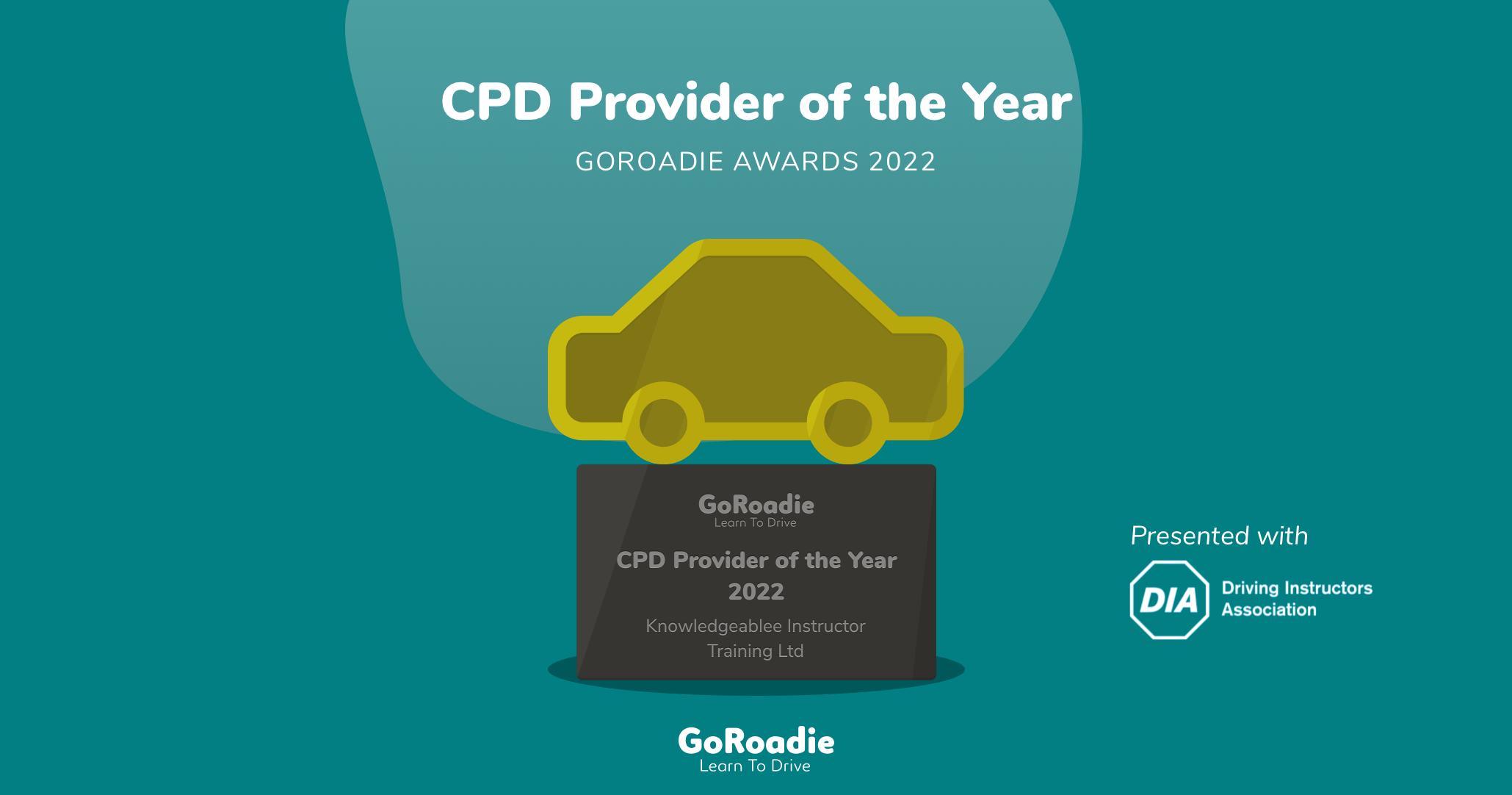CPD Provider of the Year - GoRoadie Awards 2022